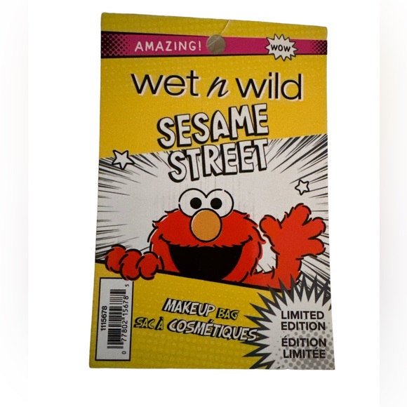 wet n wild | Bags | Wet N Wild Limited Edition Sesame Street Makeup Bag ...